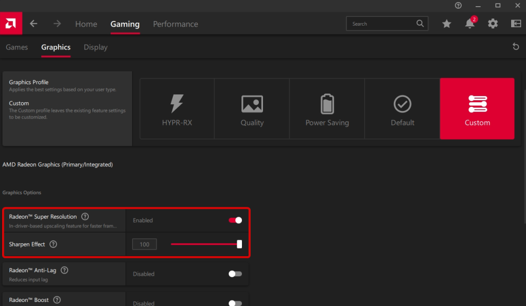 AMD RSR, RIS и IS - LegionGo.top - Новости, гайды и многое другое для ...